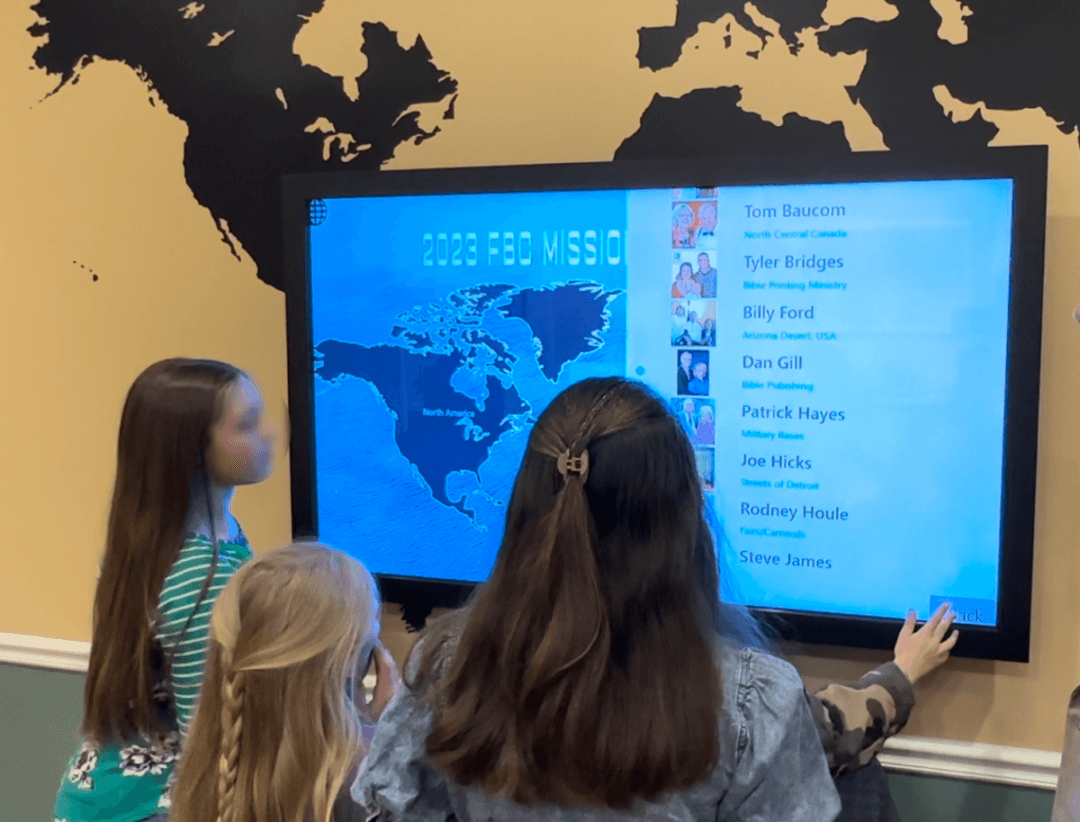 Digital Mission Display - Connecting Members to Missionaries