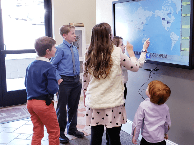 Updating a Missions Wall in Knoxville - Digital Missions Display